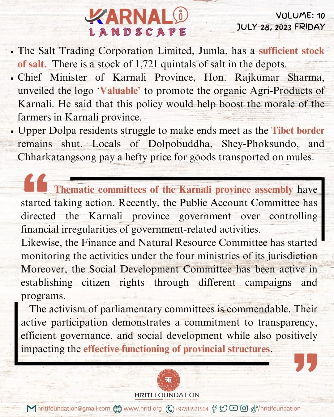 A discussion Program on the Electricity Bill of Karnali Province has ...