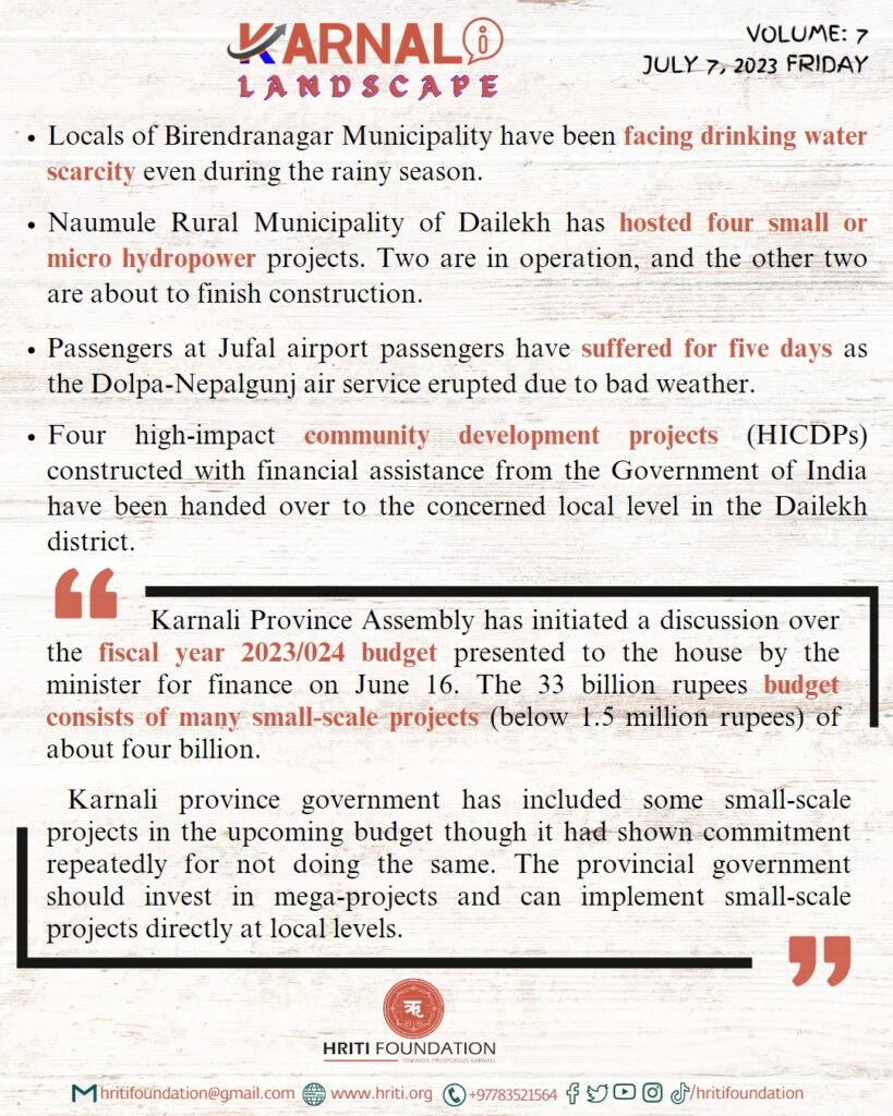 A discussion Program on the Electricity Bill of Karnali Province has ...